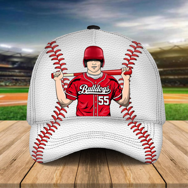 Personalized Cap Gifts For Family Baseball Player Cap - JEFGIFT